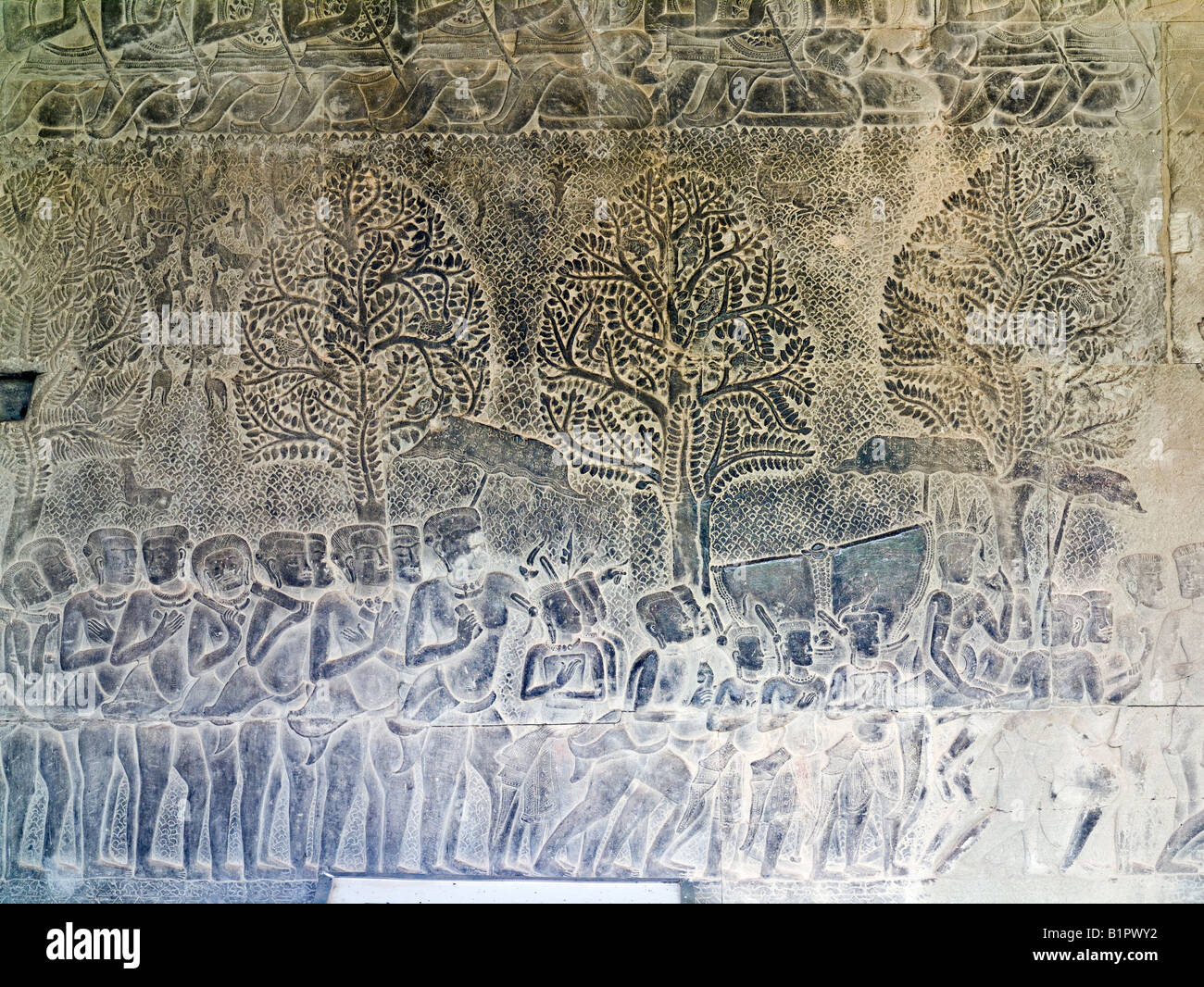 reliefs, Angkor Wat temple, Cambodia Stock Photo - Alamy