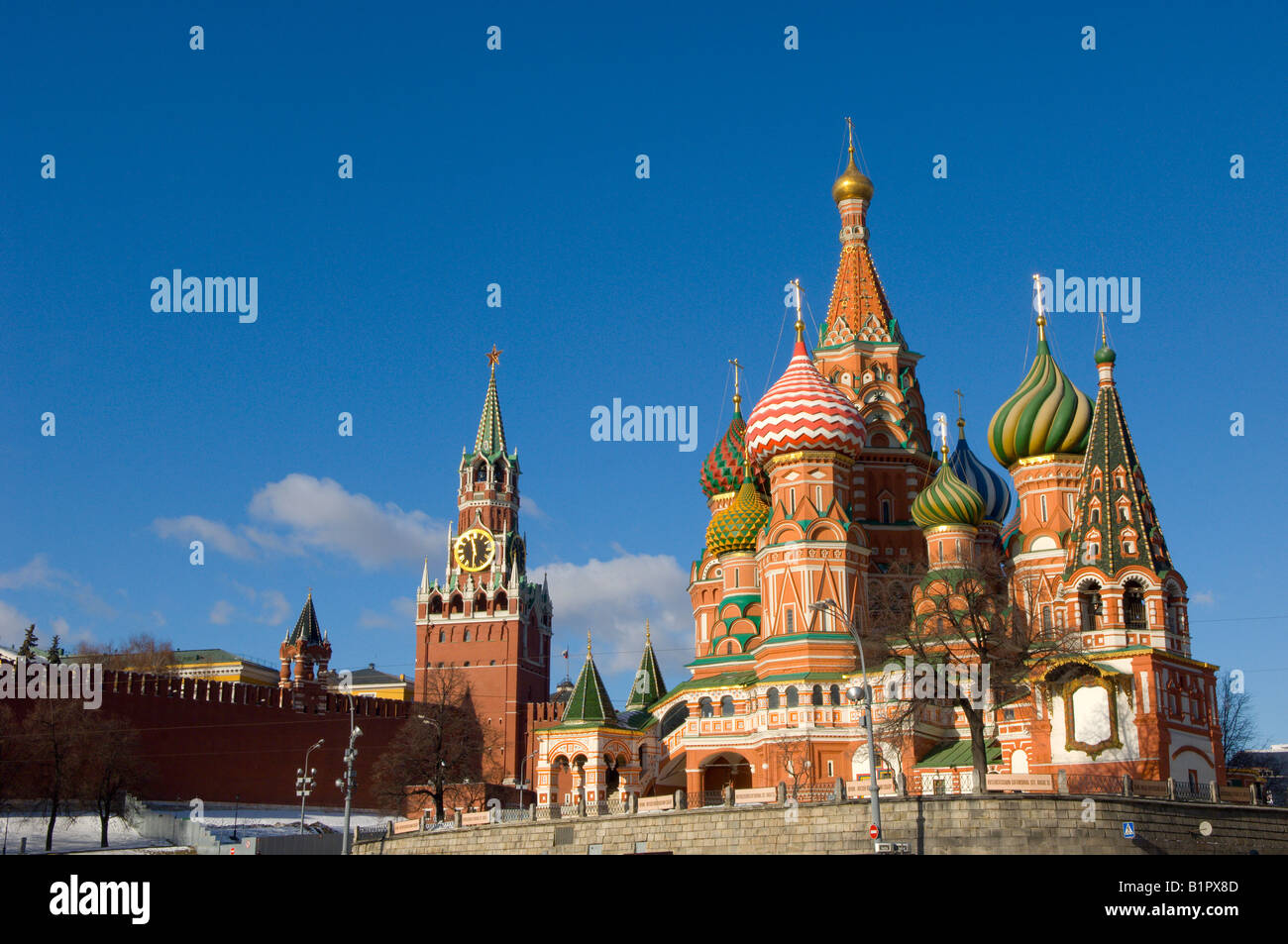 St Basils Cathedral Red Square Moscow Russia Stock Photo - Alamy