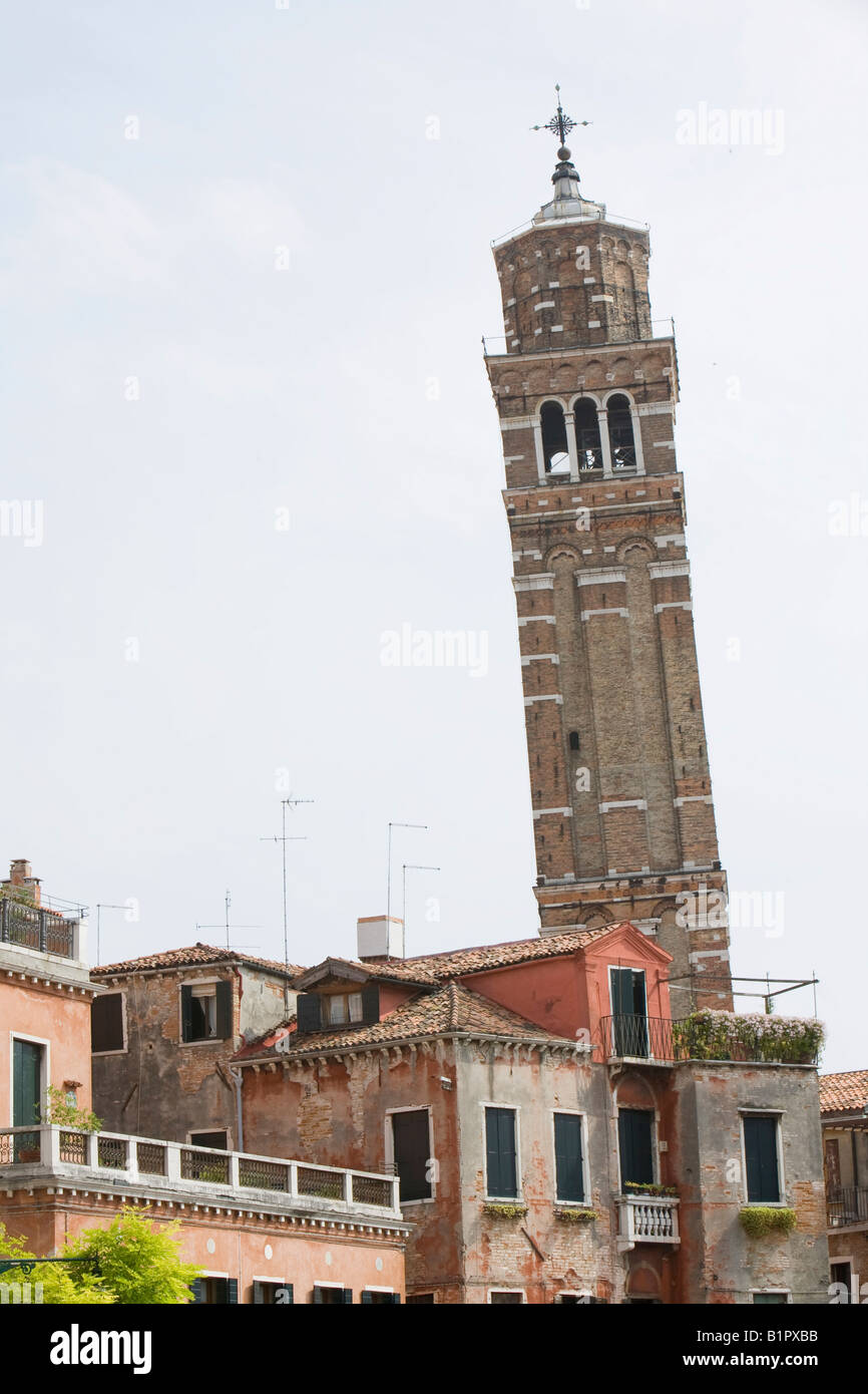A leaning tower evidence of the subsidence that is threatening Venice ...