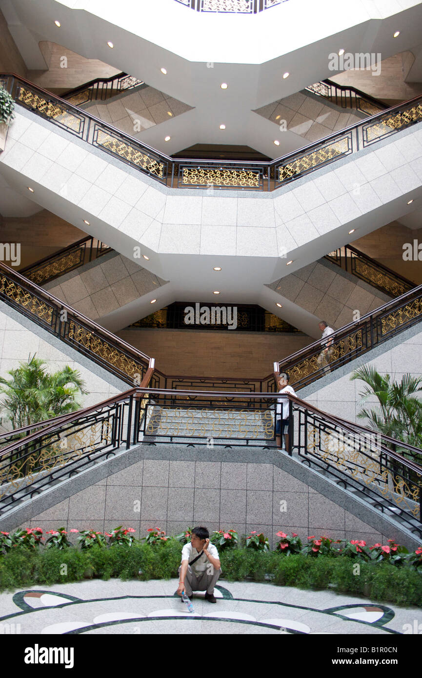 The stairs at the Shanghai museum Shanghai China Stock Photo - Alamy