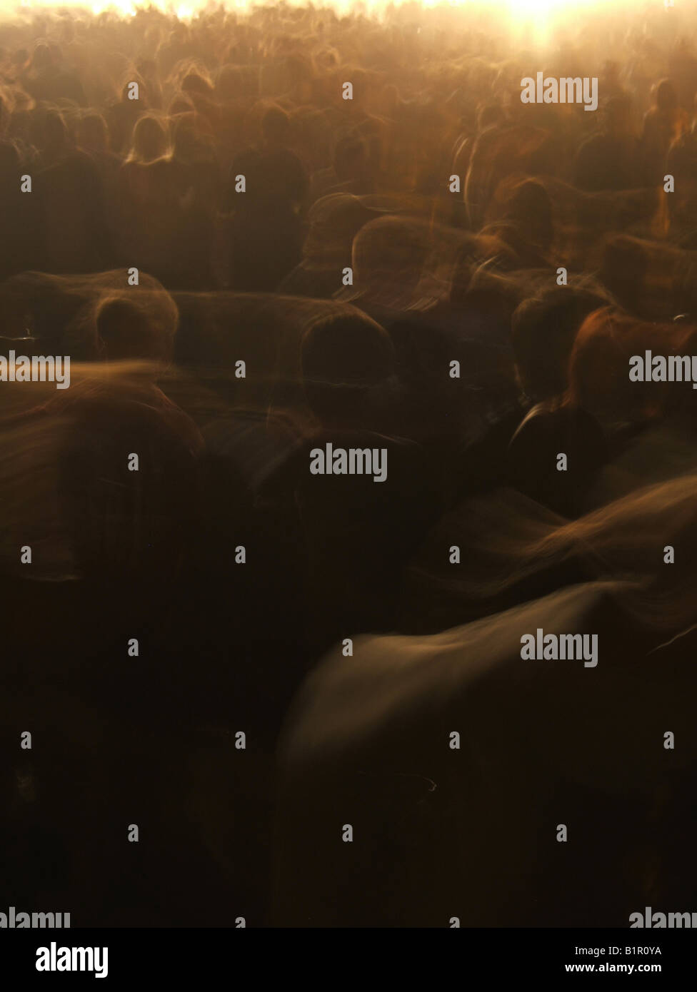 abstract scene young crowd at music concert night Stock Photo - Alamy