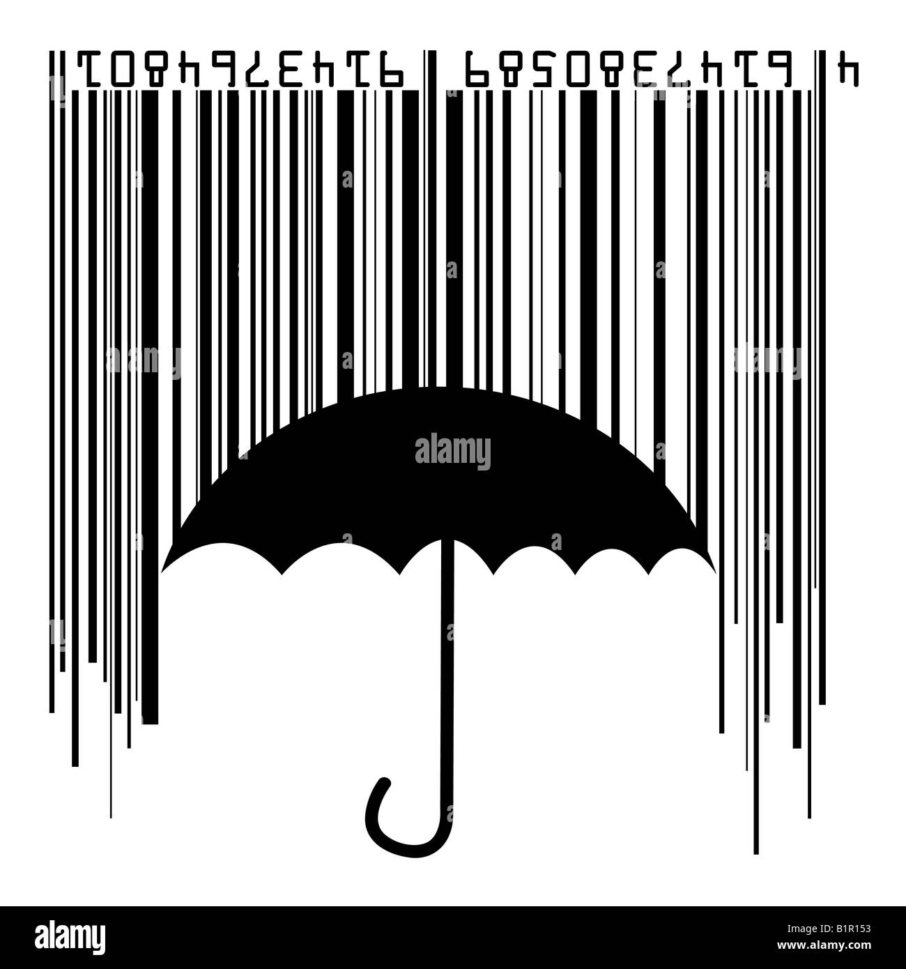 Down umbrella Black and White Stock Photos & Images - Alamy