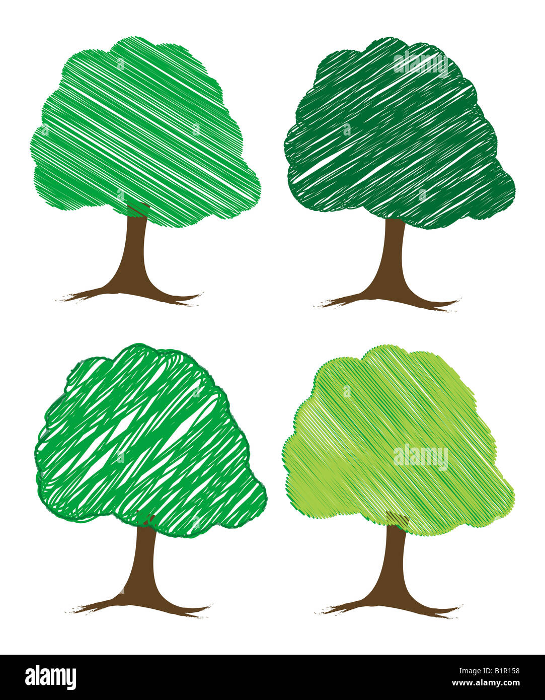 vector tree design Stock Photo - Alamy