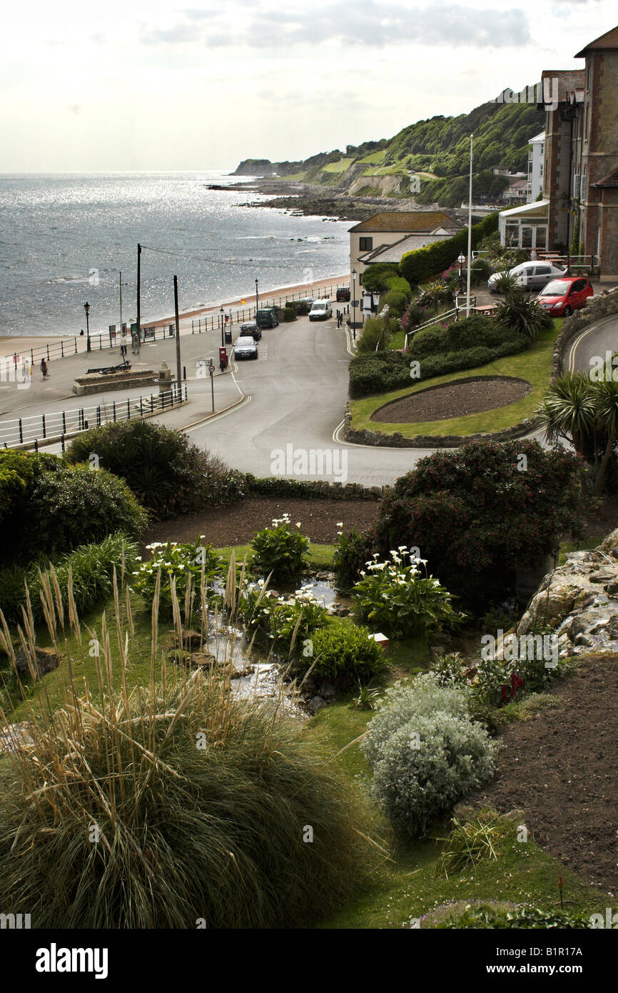The view of Ventnor's seafront from the Cascades Stock Photo - Alamy