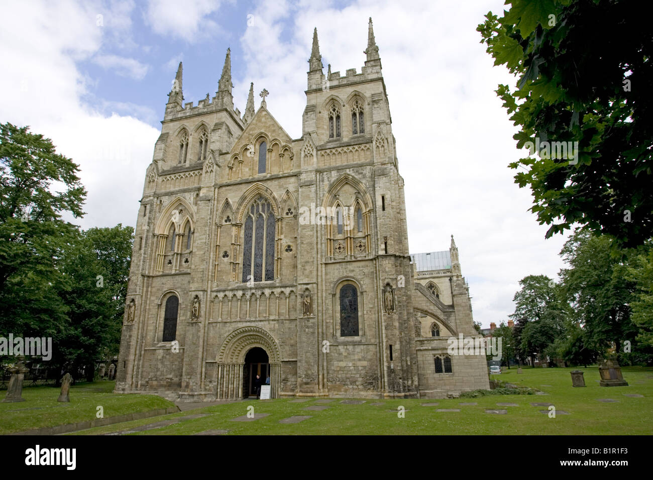 Selby Abbey Yorkshire UK Stock Photo - Alamy