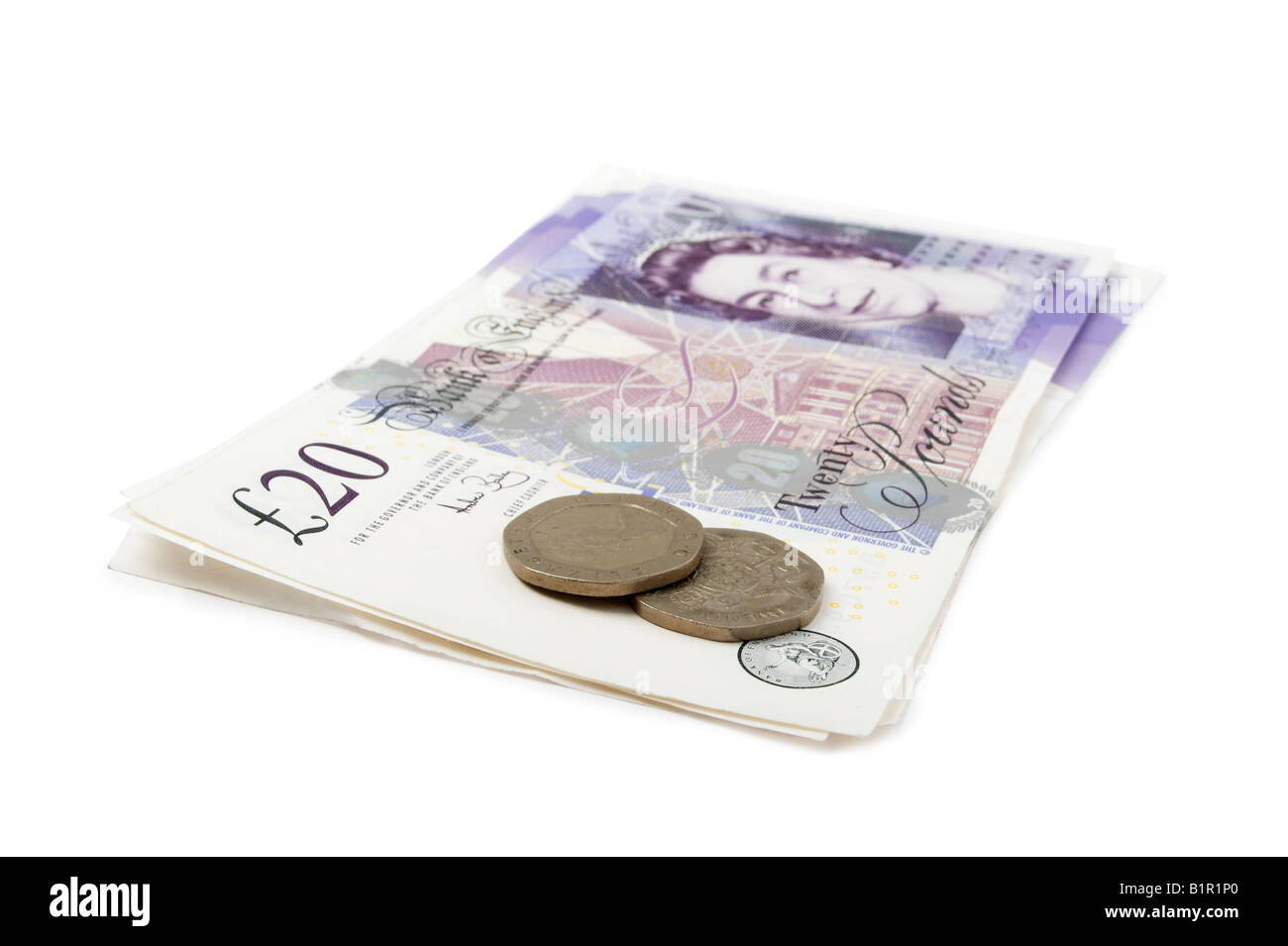 20 pound note hi-res stock photography and images - Alamy