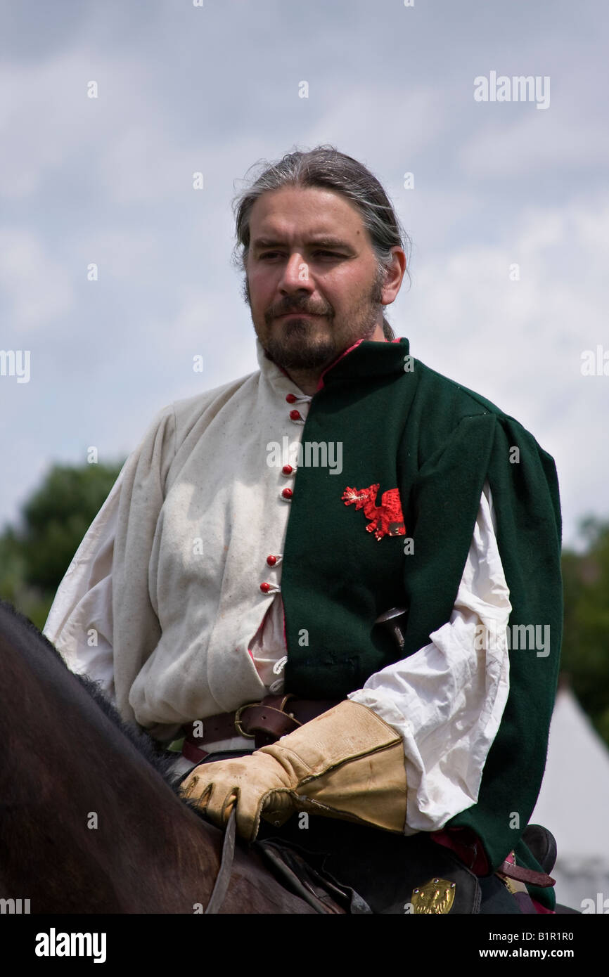 Man in medieval costume riding a horse, Sussex, England Stock Photo - Alamy