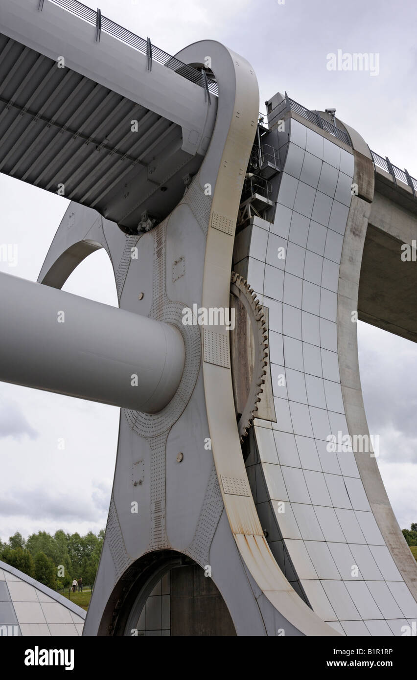 The Falkirk Wheel, Forth and Clyde Canal and Union Canal, Falkirk ...