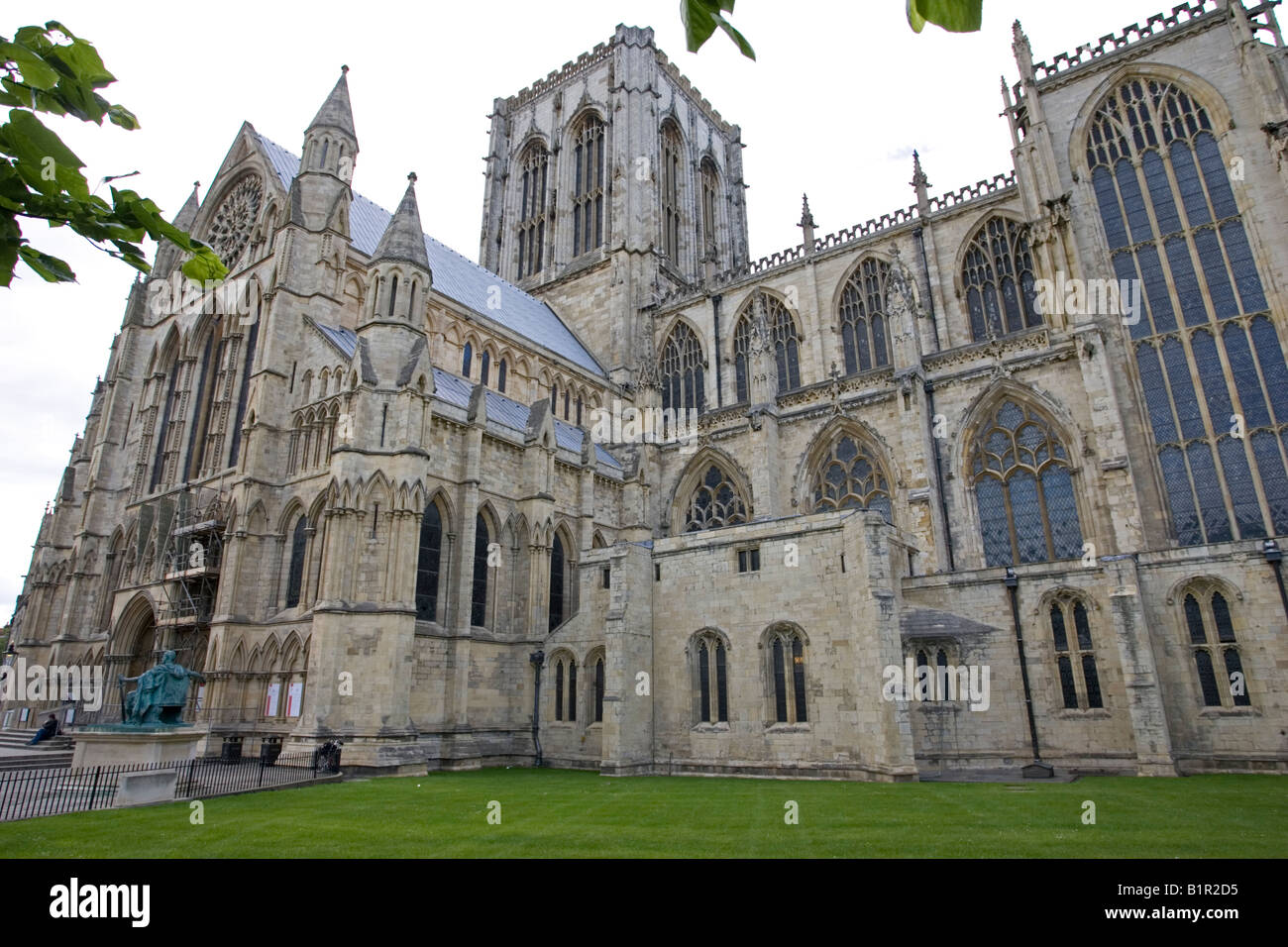 York Minster medieval Gothic cathedral York UK Stock Photo - Alamy