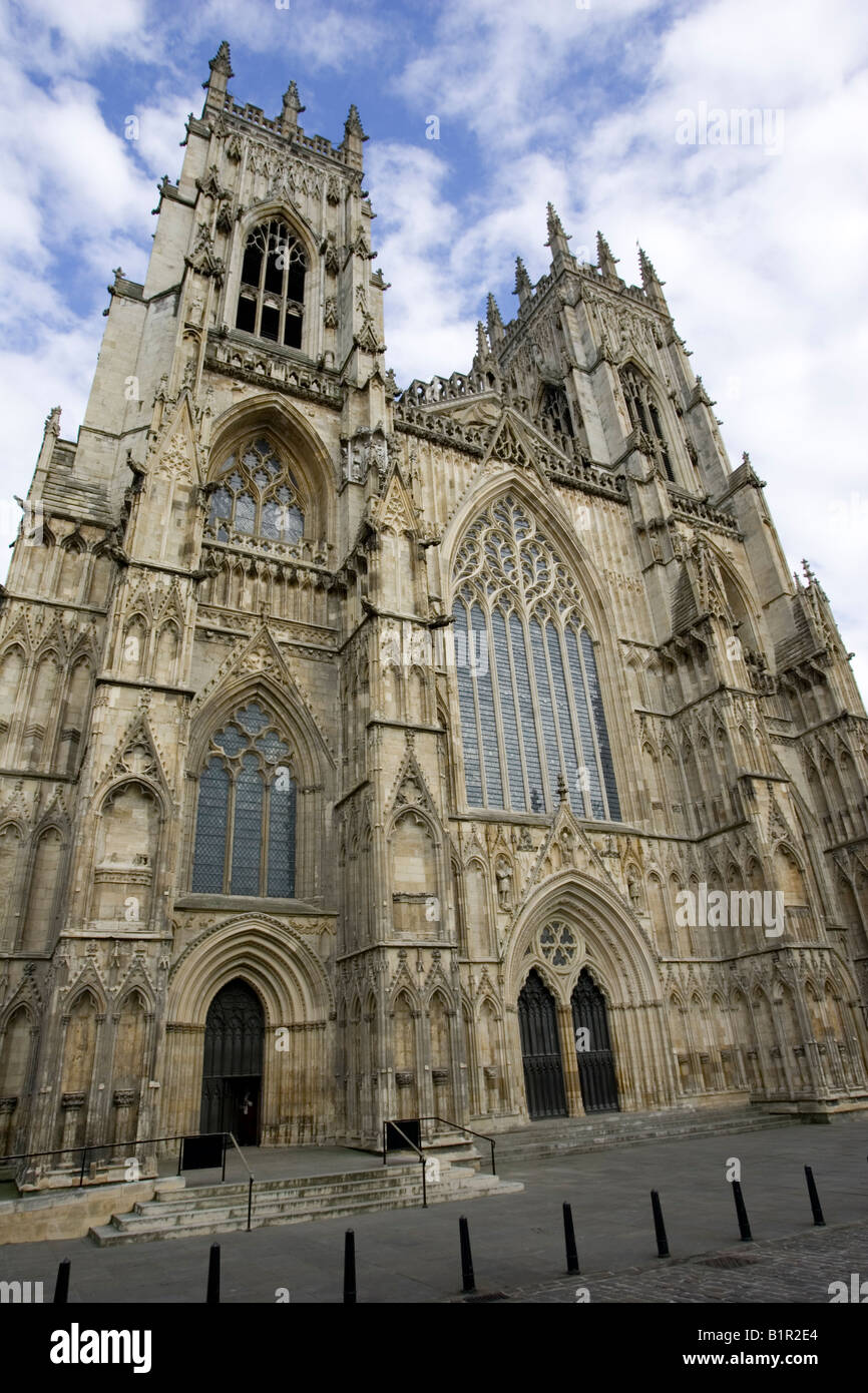 York Minster medieval Gothic cathedral York UK Stock Photo - Alamy
