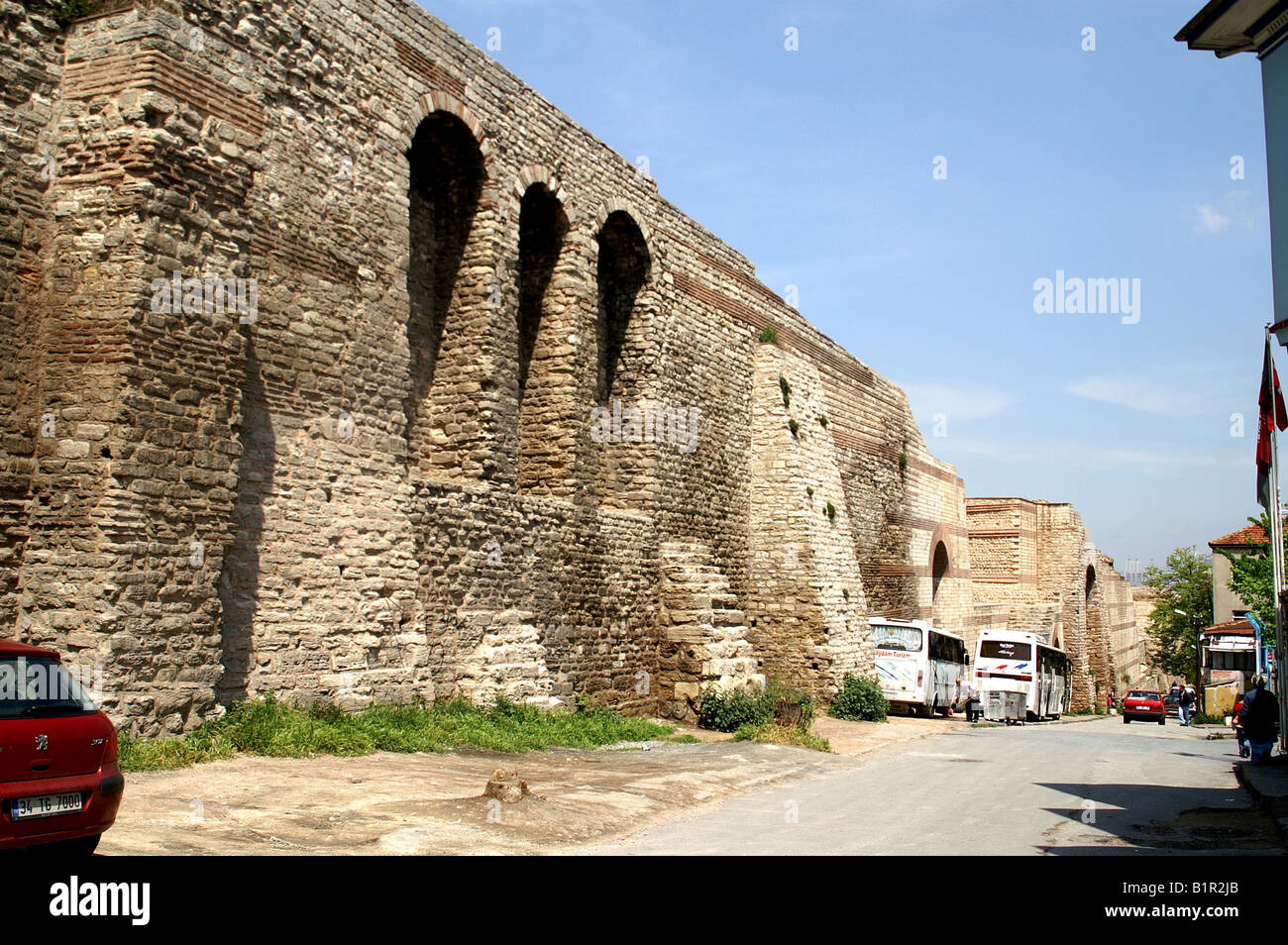 Theodosian Walls Istanbul Stock Photos & Theodosian Walls Istanbul ...