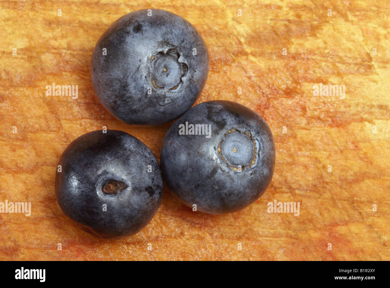 Top view whole blueberries hi-res stock photography and images - Alamy