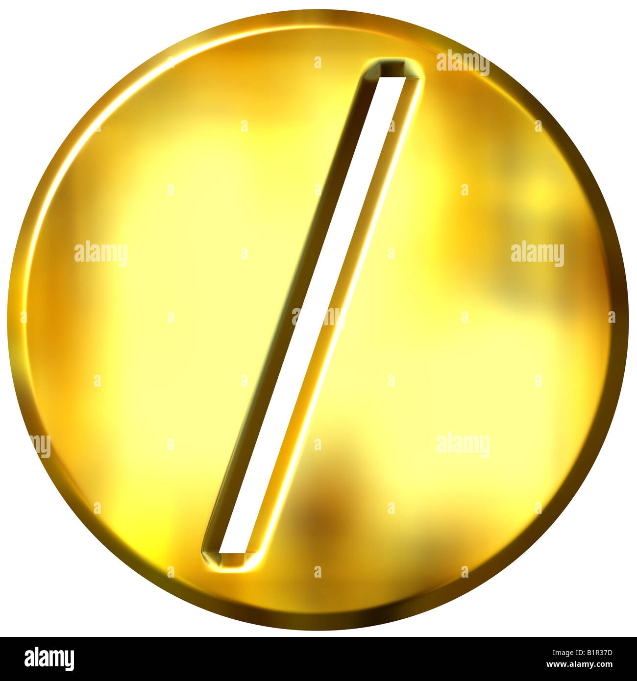 3d golden framed division symbol Stock Photo - Alamy