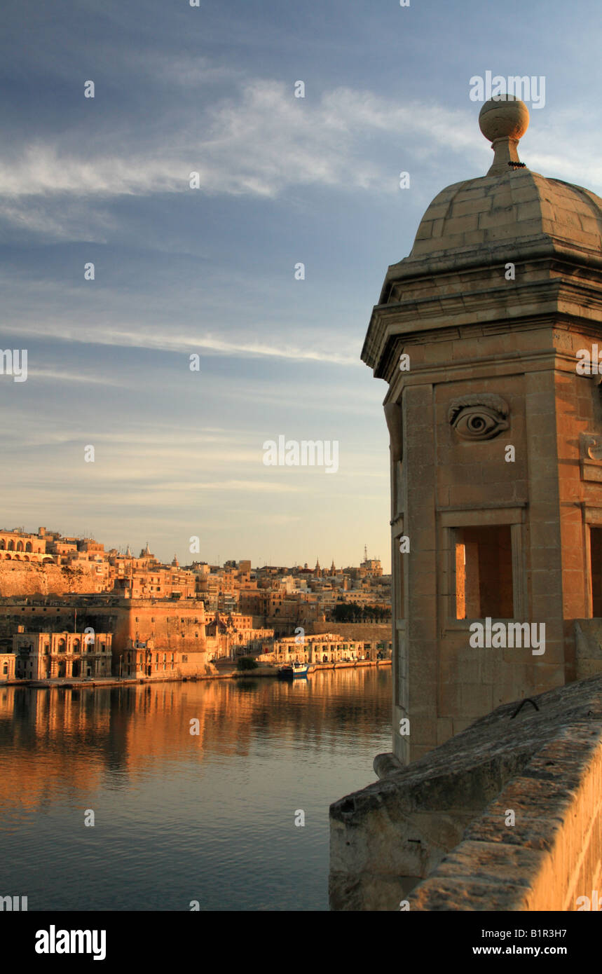 Watchtower of grand harbour hi-res stock photography and images - Alamy