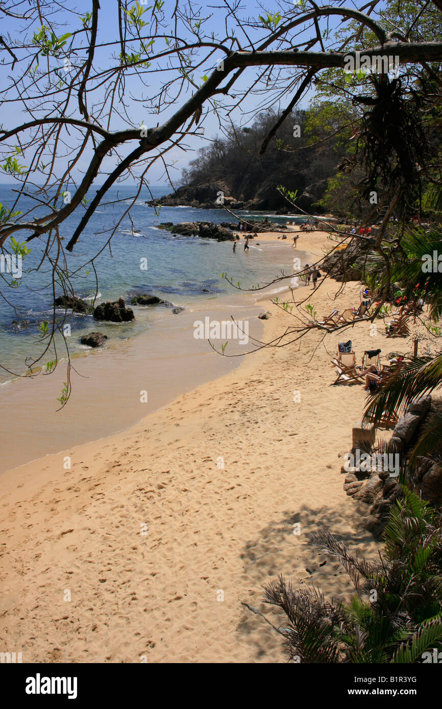 The beach at Las Caletas Stock Photo - Alamy