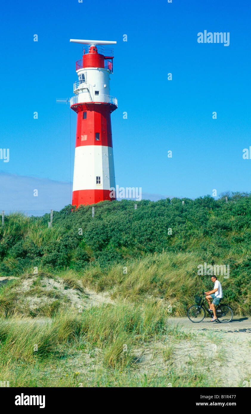 lighthouse on the German North Sea Island of Borkum Stock Photo - Alamy
