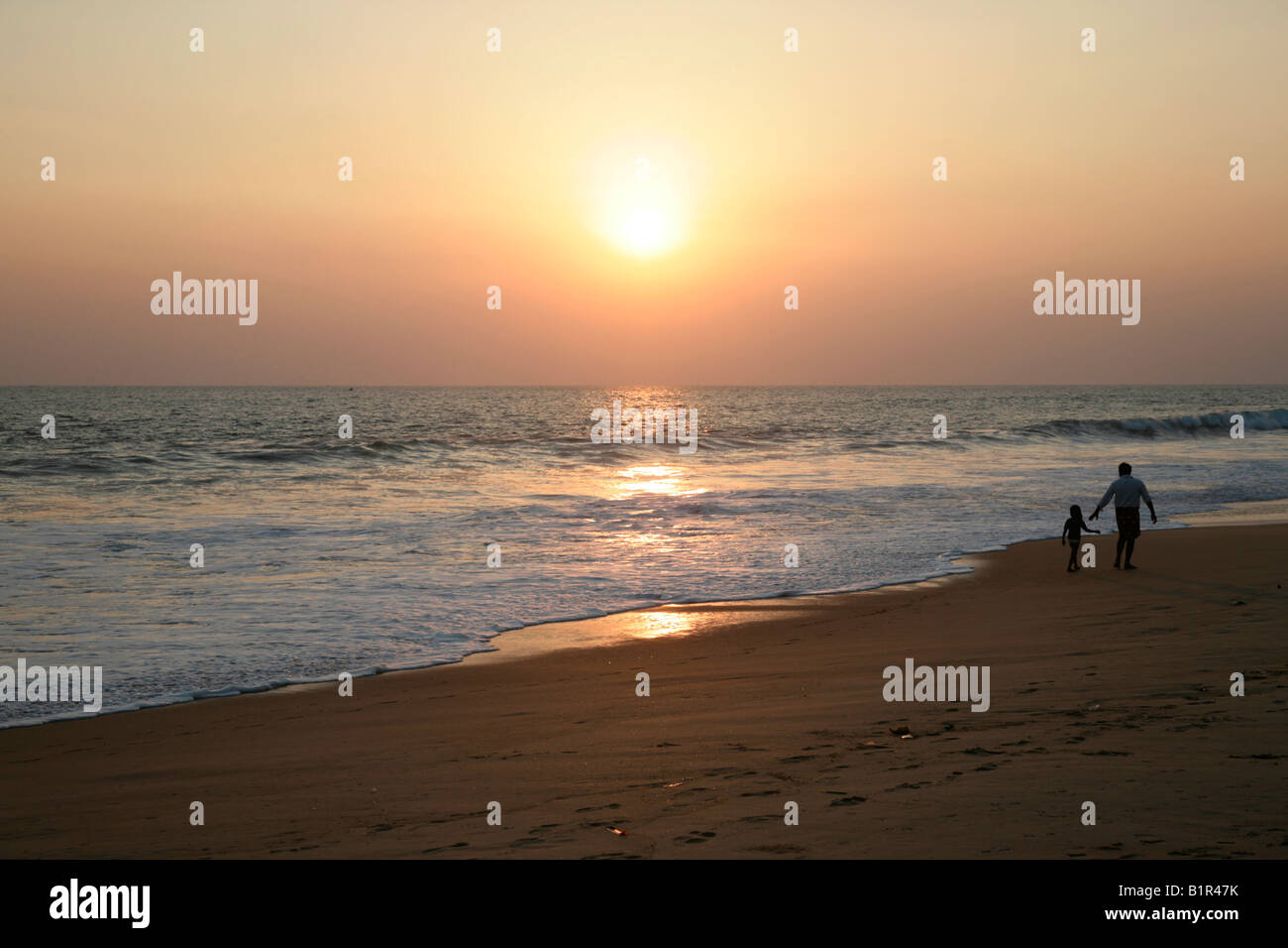 sunset at Kovalam beach,Kerala,india Stock Photo - Alamy