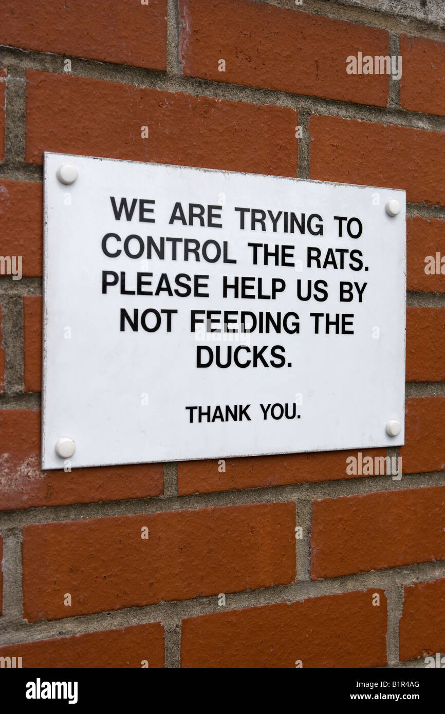 Rat warning sign hi-res stock photography and images - Alamy