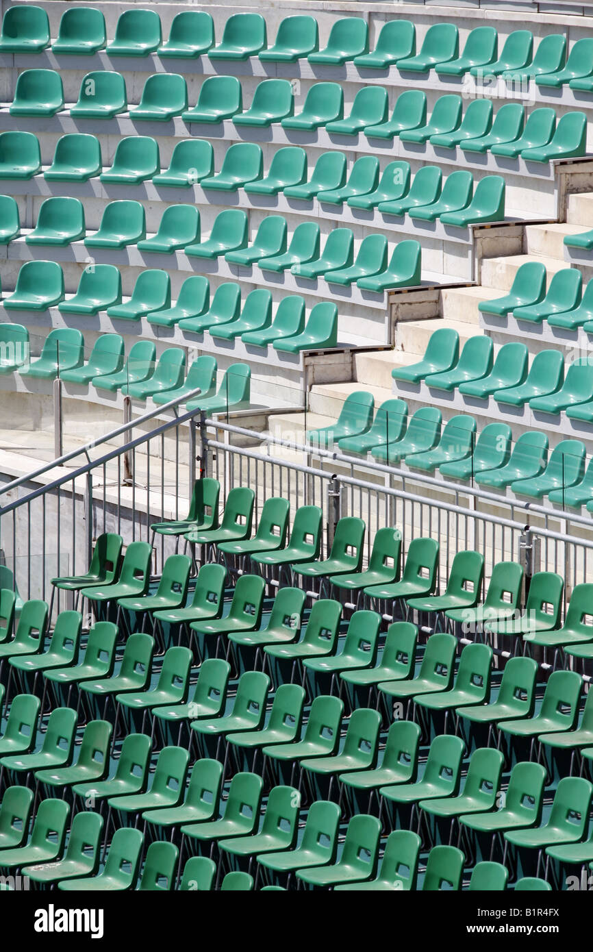 rows of empty vacant seats in sport arena Stock Photo - Alamy