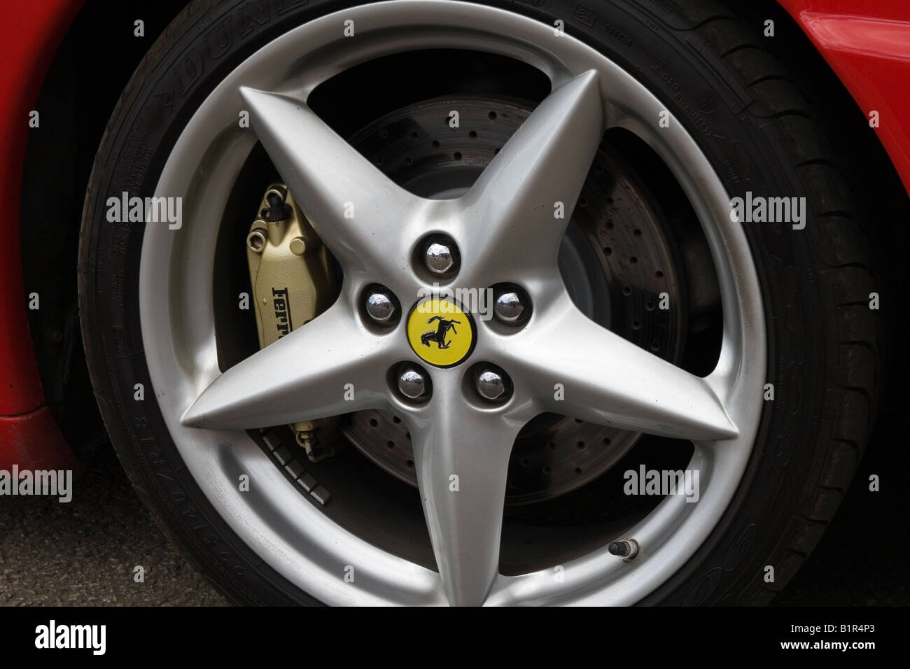 Ferrari F430 alloy wheel Stock Photo - Alamy