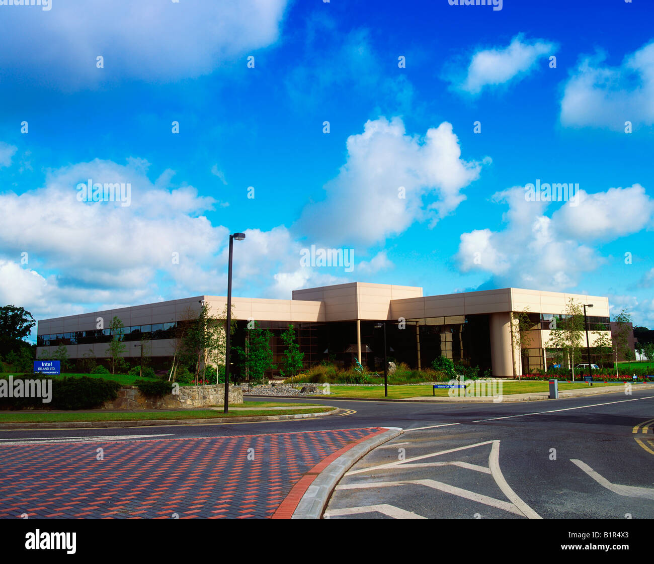 Industrial Buildings, Intel Factory, Leixlip Co Kildare Stock Photo - Alamy