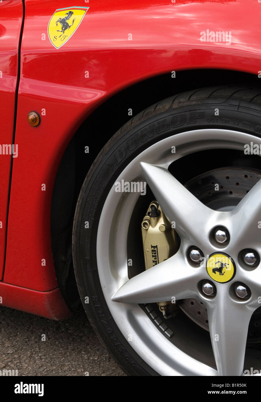 Ferrari alloy wheel hi-res stock photography and images - Alamy