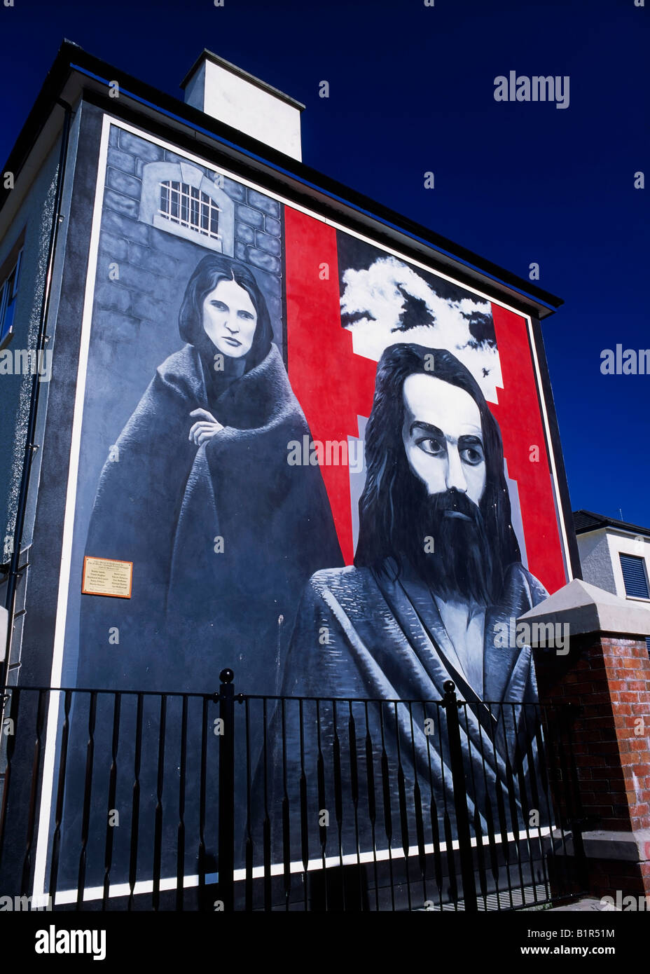 Hunger Strike Mural, Bogside, Derry City, Ireland Stock Photo - Alamy