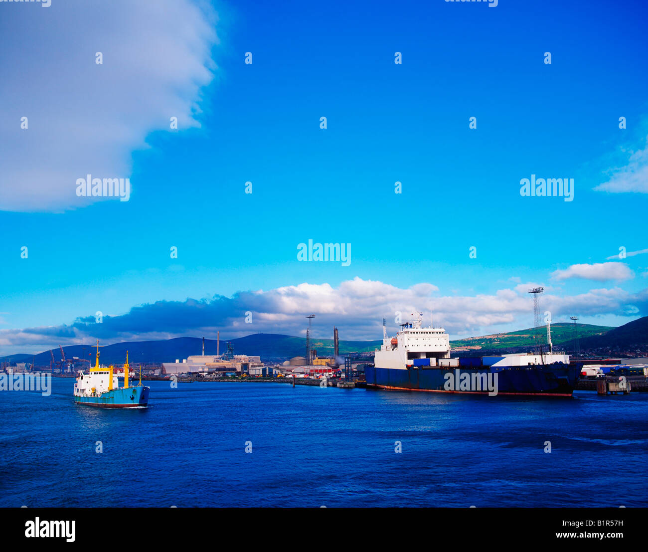 Container Docks, Belfast Port Stock Photo - Alamy