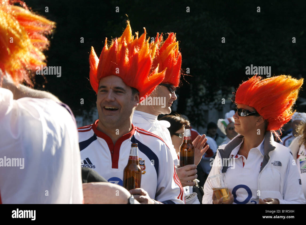 Rugby rose fan hi-res stock photography and images - Alamy