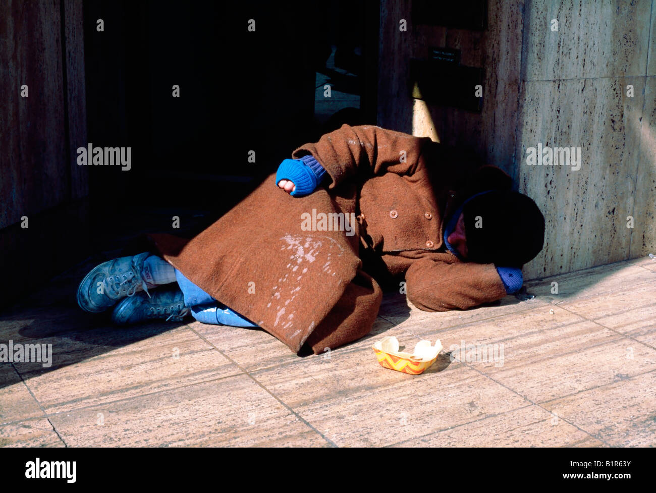Social Conditions, Homeless People Stock Photo - Alamy
