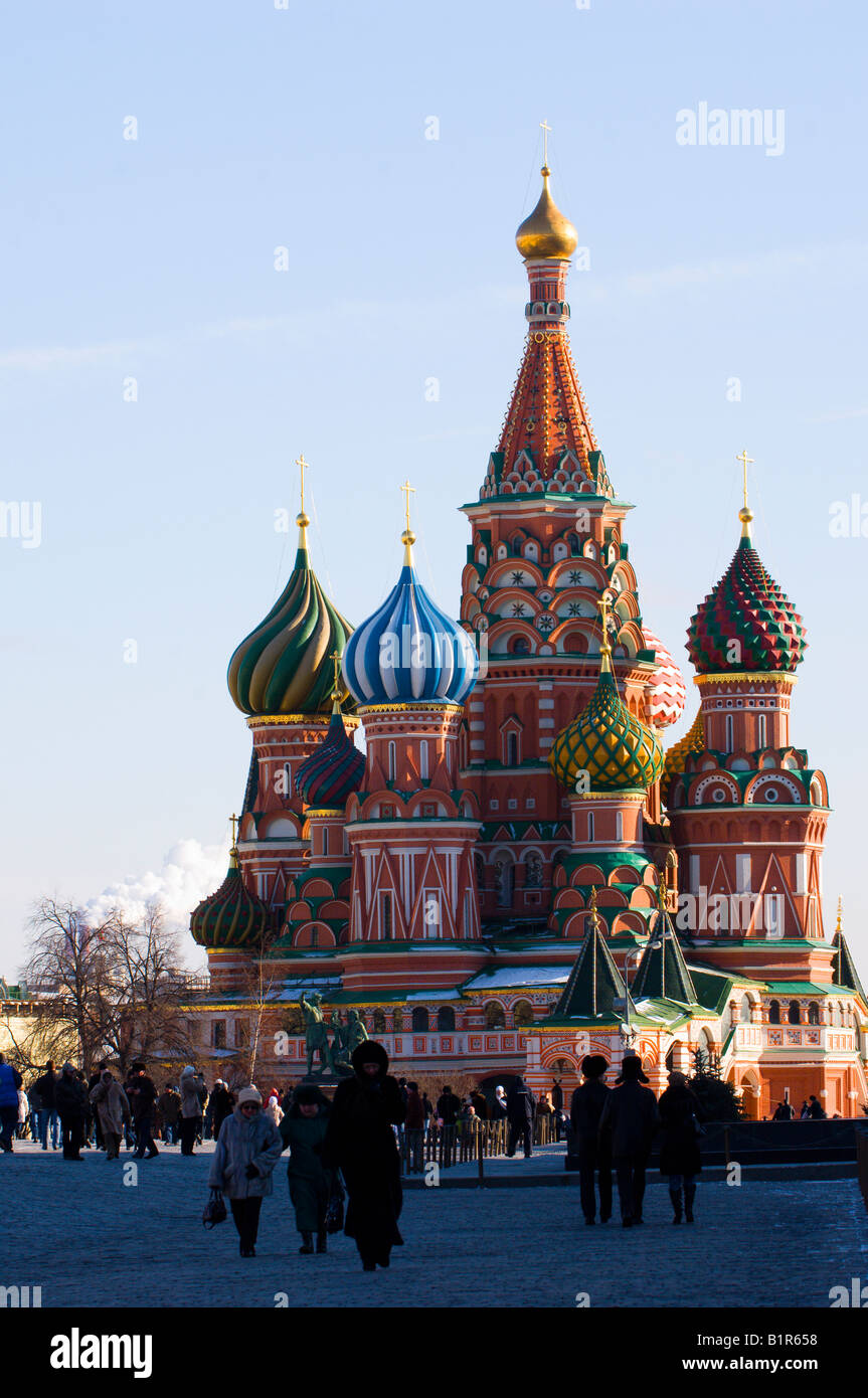 St Basils Cathedral Red Square Moscow Russia Stock Photo - Alamy