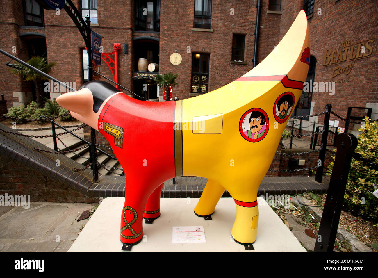 One of 120 Superlambanana sculptures in Liverpool to celebrate the ...