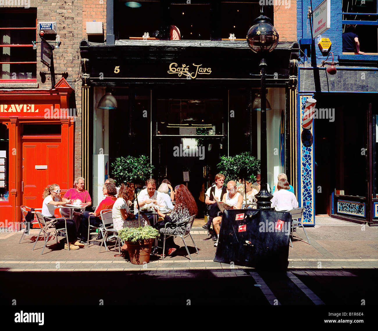 Cafe Java on Anne Street in Dublin City Stock Photo - Alamy