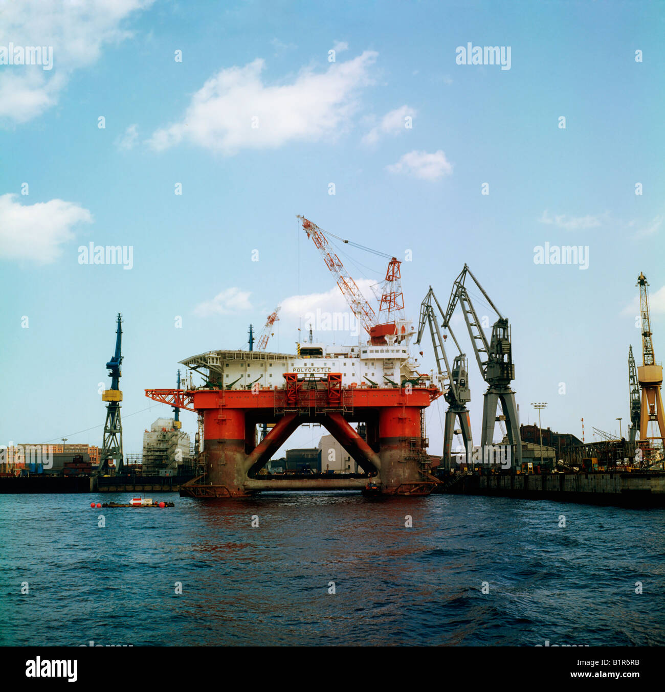 Oil Rig in Ireland Stock Photo - Alamy