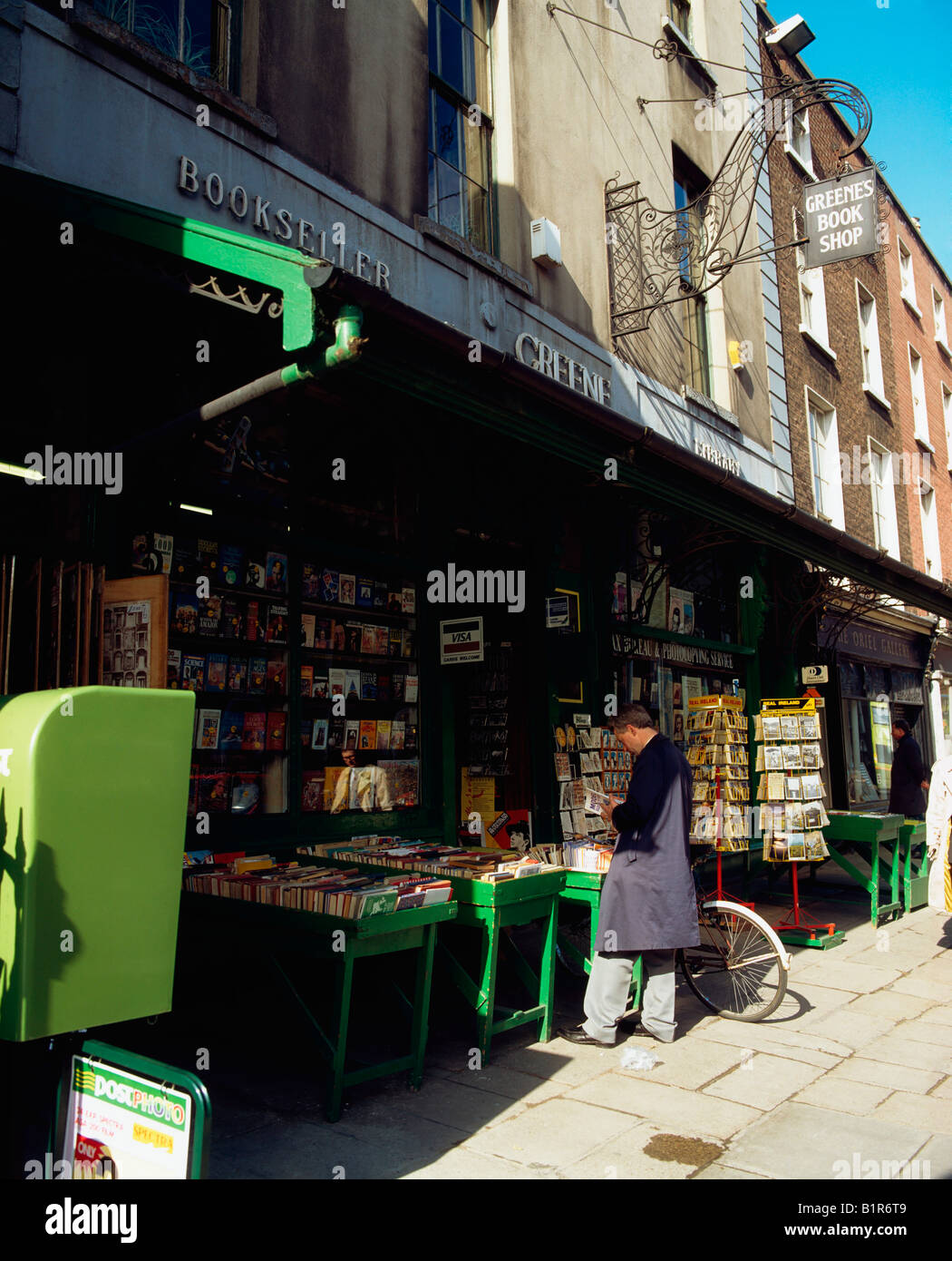 Dublin, Co Dublin, Ireland, Bookshop on Clare Street Stock Photo - Alamy