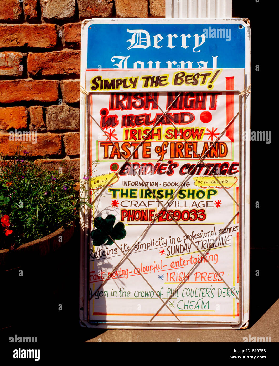 Derry City, Co Derry, Northern Ireland, Craft Village Stock Photo - Alamy