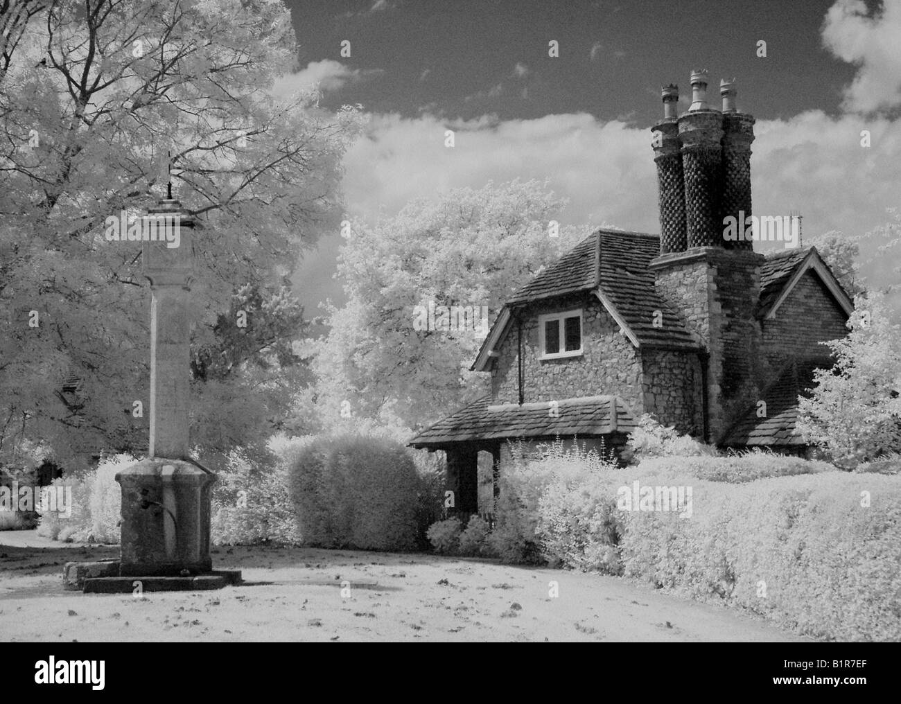 Blaise Hamlet cottages Henbury Bristol England Stock Photo - Alamy