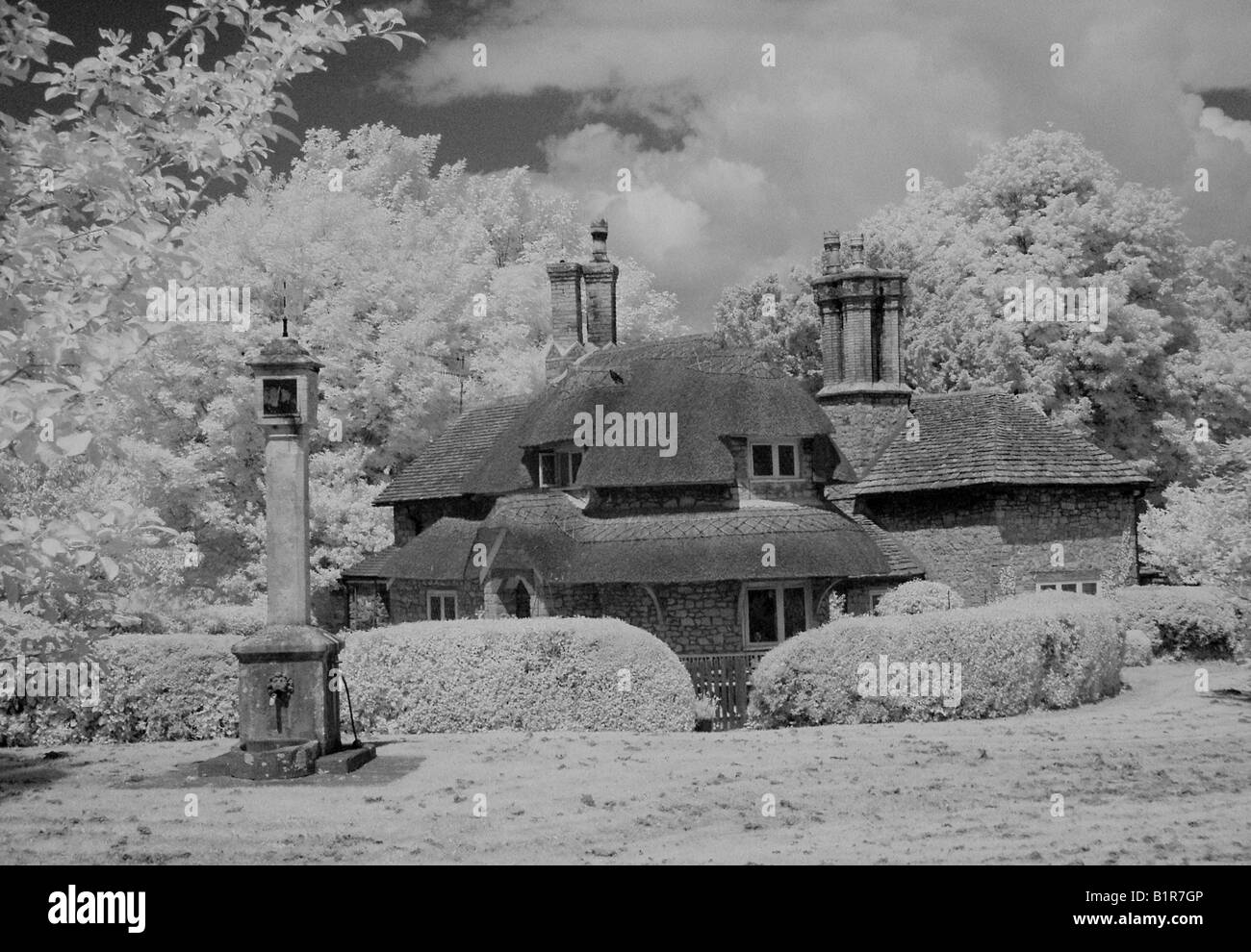 Blaise Hamlet cottages Henbury Bristol England Stock Photo - Alamy