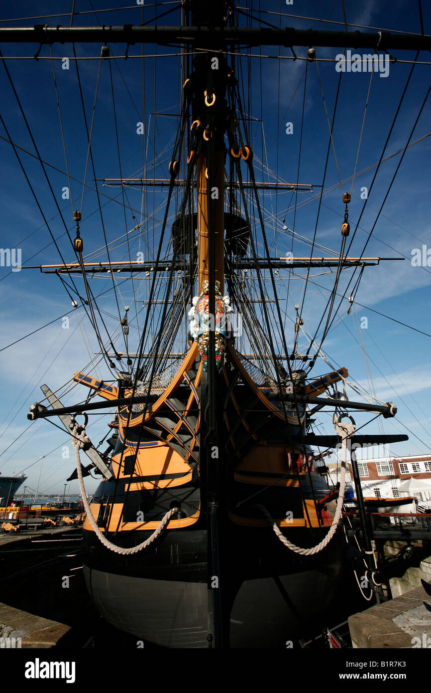 Hms nelson portsmouth naval base hi-res stock photography and images ...