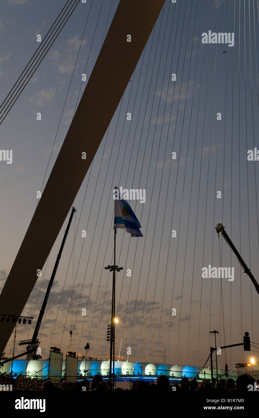 Israel Jerusalem String Bridge at the entrance to the city designed by ...