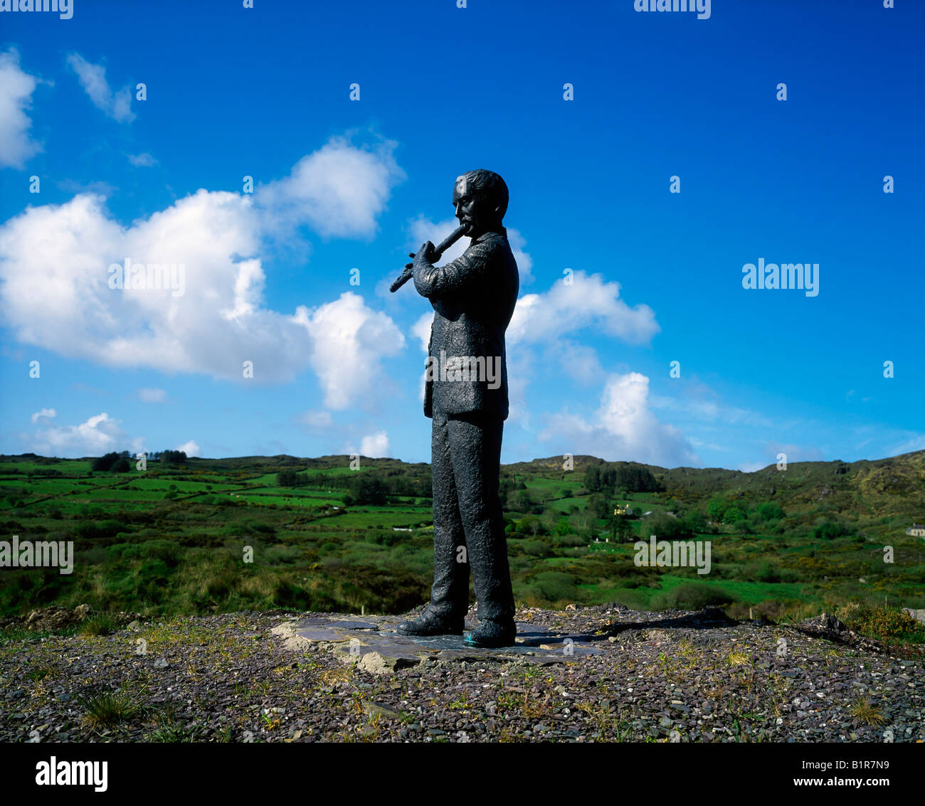 Bantry, Co Cork, Ireland, Statue of Francis O'Neill, a Collector of ...
