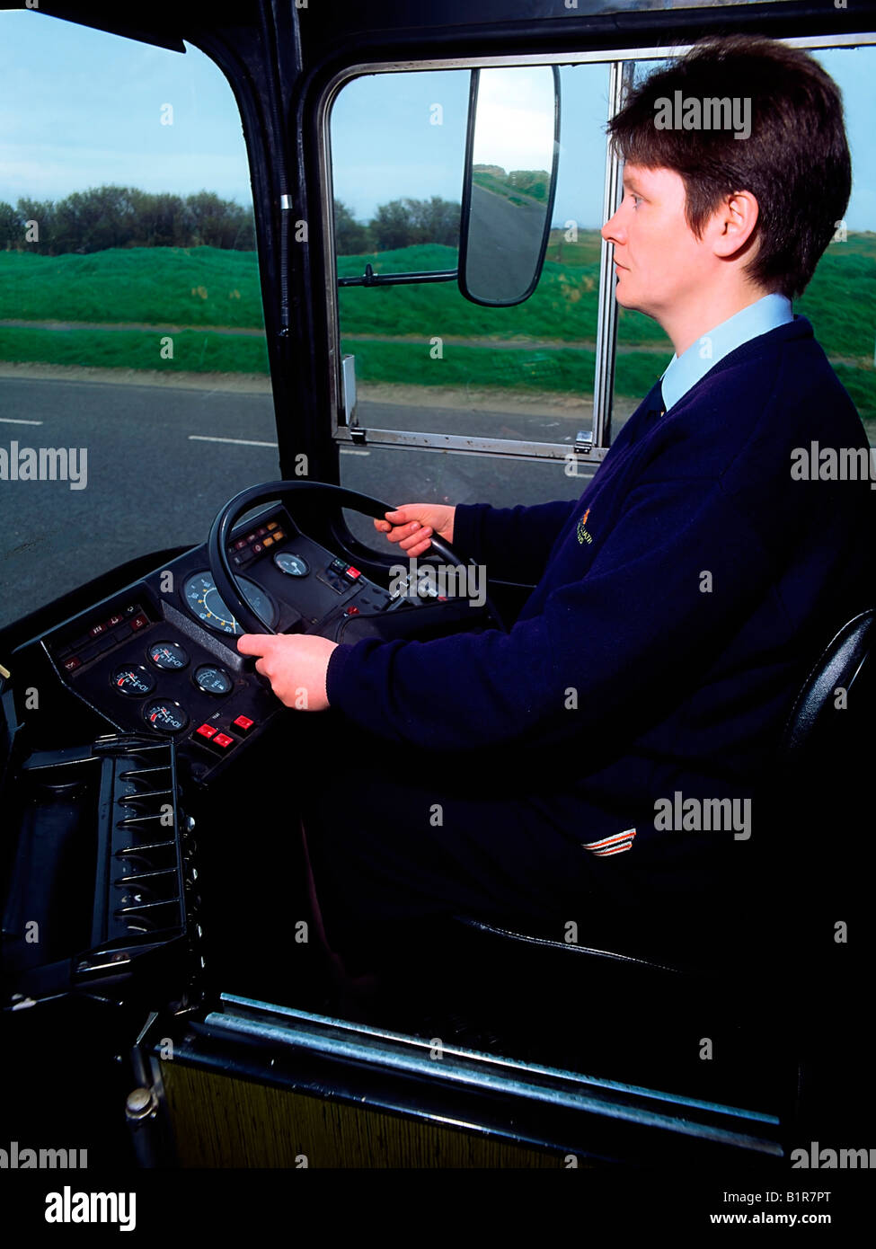 Women bus driver hi-res stock photography and images - Alamy