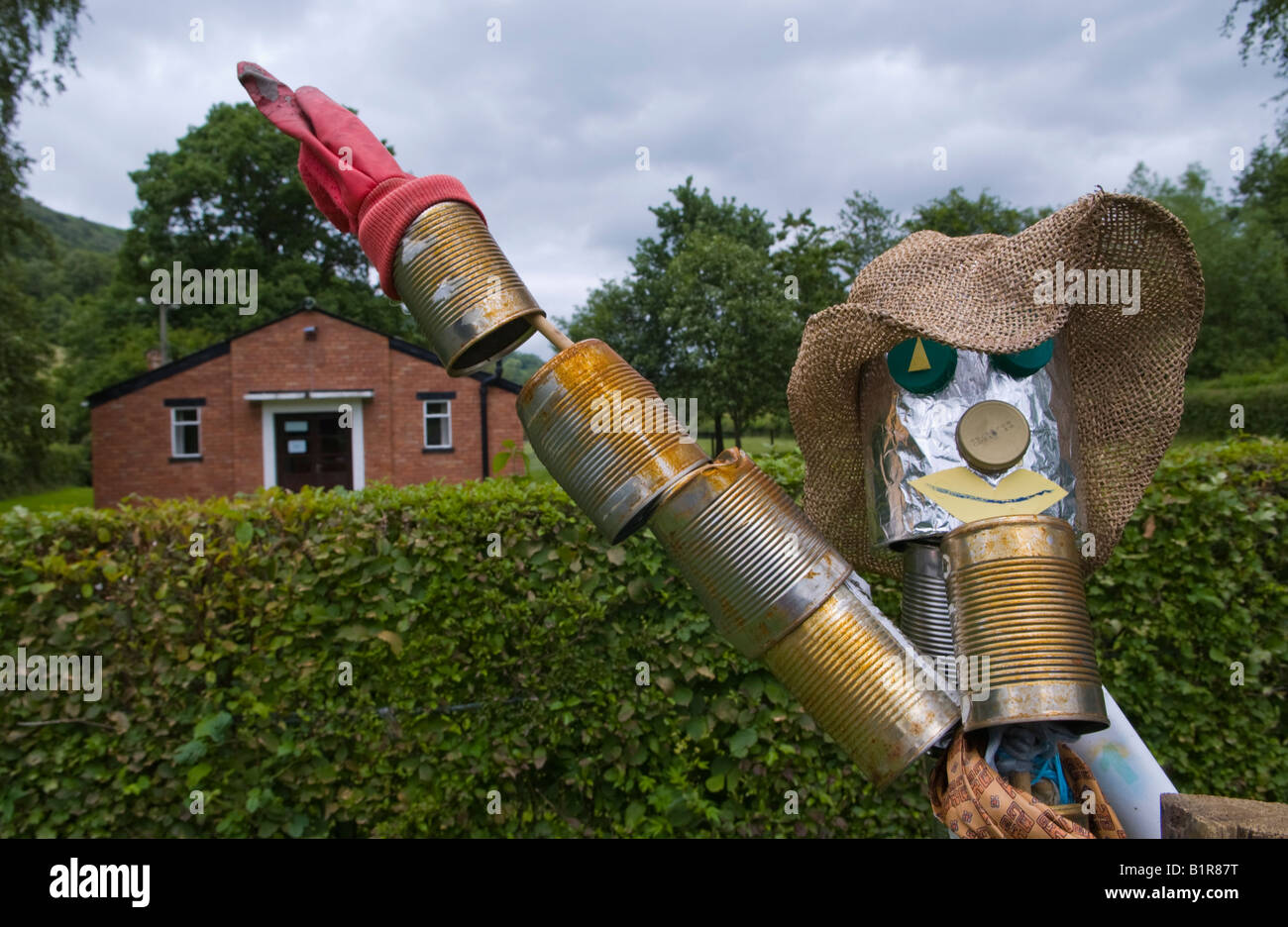 Man made from recycled materials hi-res stock photography and images ...