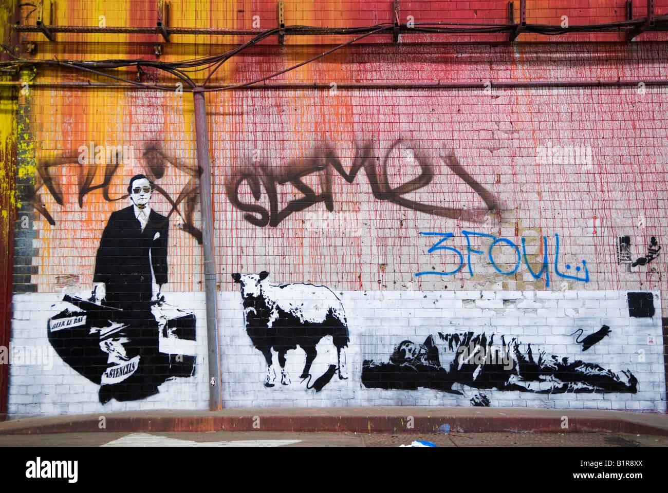 Blek le Rat is a French graffiti artist. Graffiti street art festival ...