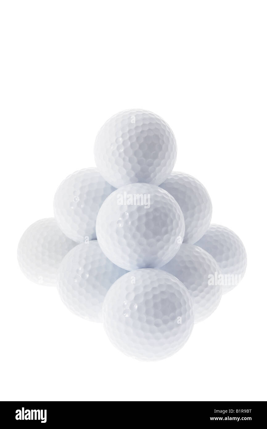 Stack golf balls hi-res stock photography and images - Alamy