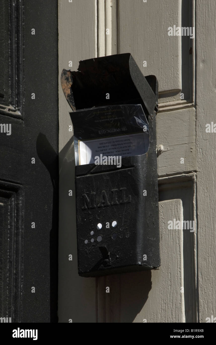 Old - fashioned letter box in Philadelphia Stock Photo - Alamy