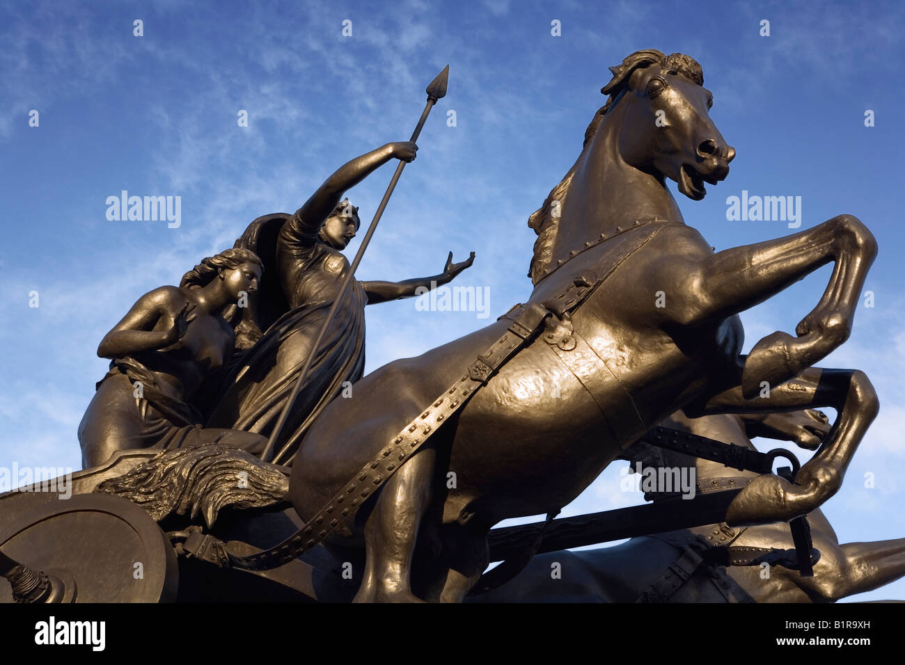 Statue Boudicca Westminster Bridge London Stock Photos & Statue ...