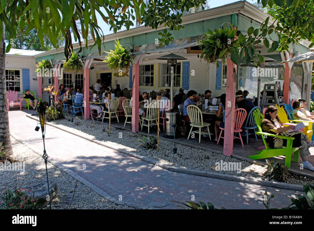 "Island Cow" restaurant, Sanibel Island Stock Photo - Alamy