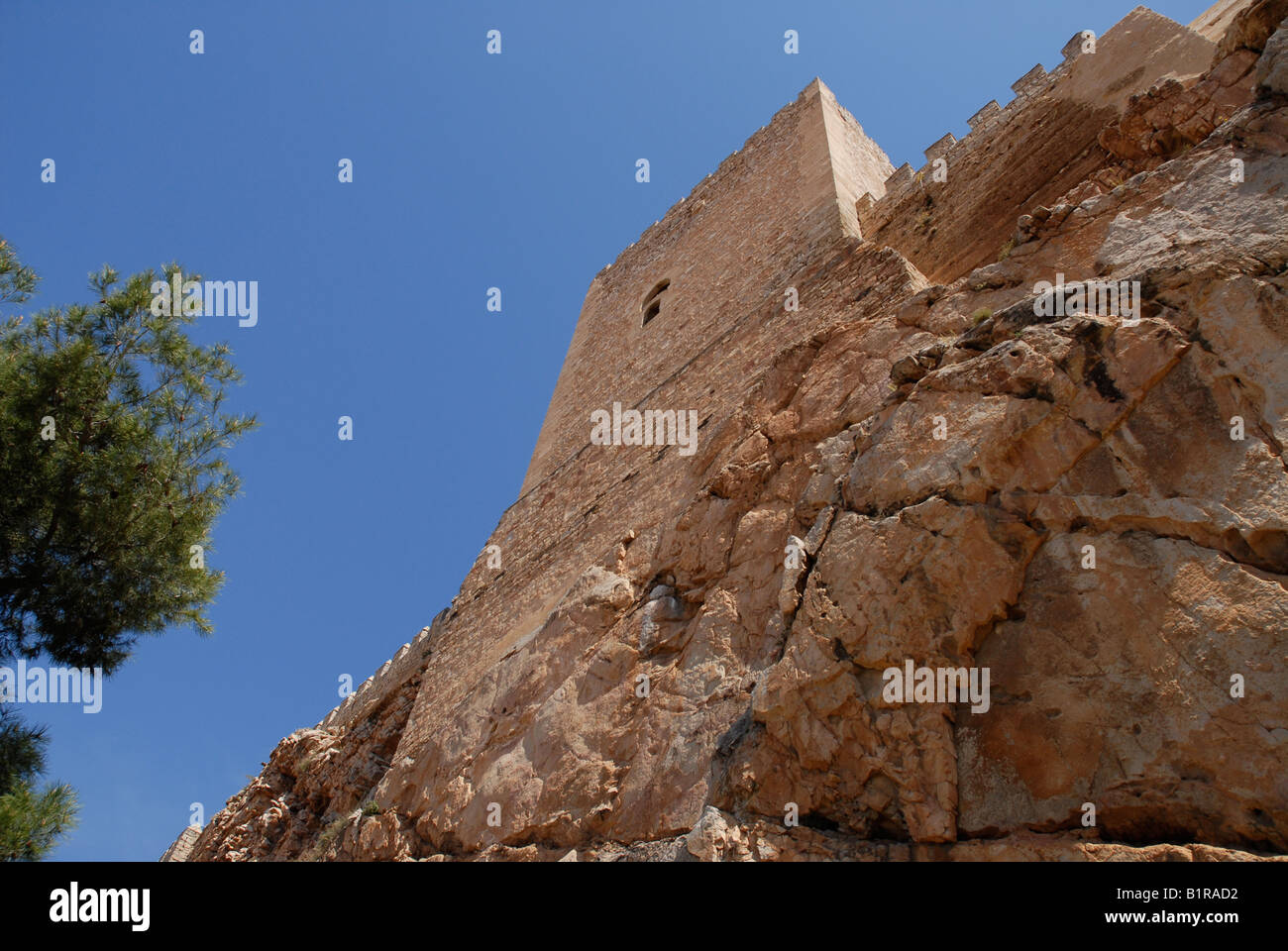 Almansa Castle, Almansa, Albacete Province, Castile-La-Mancha, Spain ...