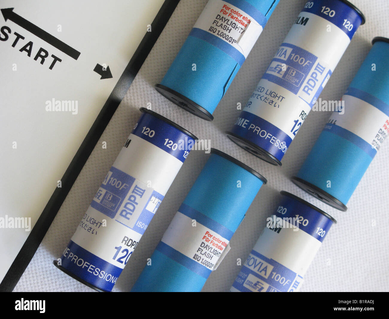 Rolls of unexposed slide film Stock Photo - Alamy